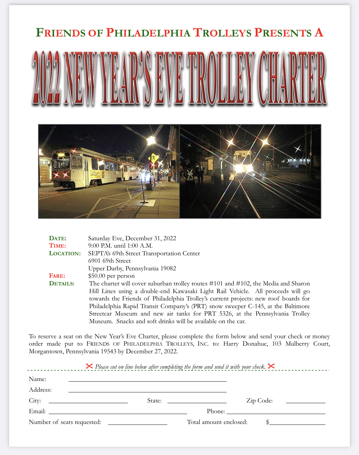 Friends of Philadelphia Trolleys | A non-profit organization dedicated ...